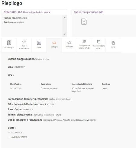 RdO Semplice - Wiki Acquisti in rete PA